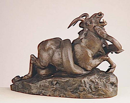 Antoine Louis Barye | Auroch enserré par un python | Images d’Art