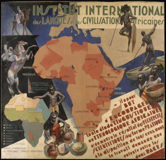 B. Milleret | Carte linguistique de l'Afrique | Images d’Art B. Milleret | Carte linguistique de l'Afrique | Images d’Art