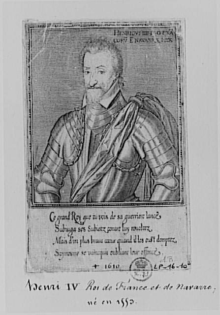 | Henri IV, roi de France et de Navarre en 1589 (1553-1610) | Images d’Art