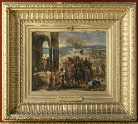 Eugène Delacroix | Prise de Constantinople par les Croisés le 14 avril ... Eugène Delacroix | Prise de Constantinople par les Croisés le 14 avril ...