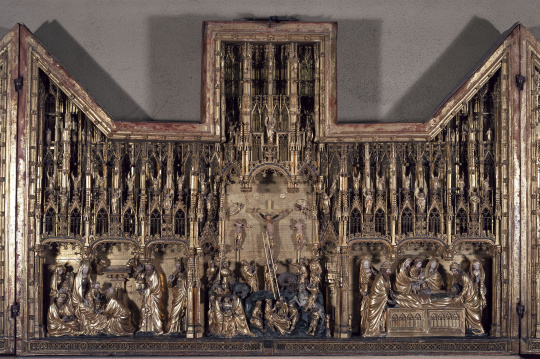 Jacques de Baërze | Retable de la Crucifixion | Images d’Art