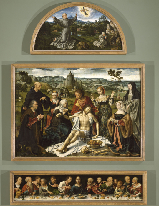 Joos Van Cleve | Retable de la déploration du Christ | Images d’Art
