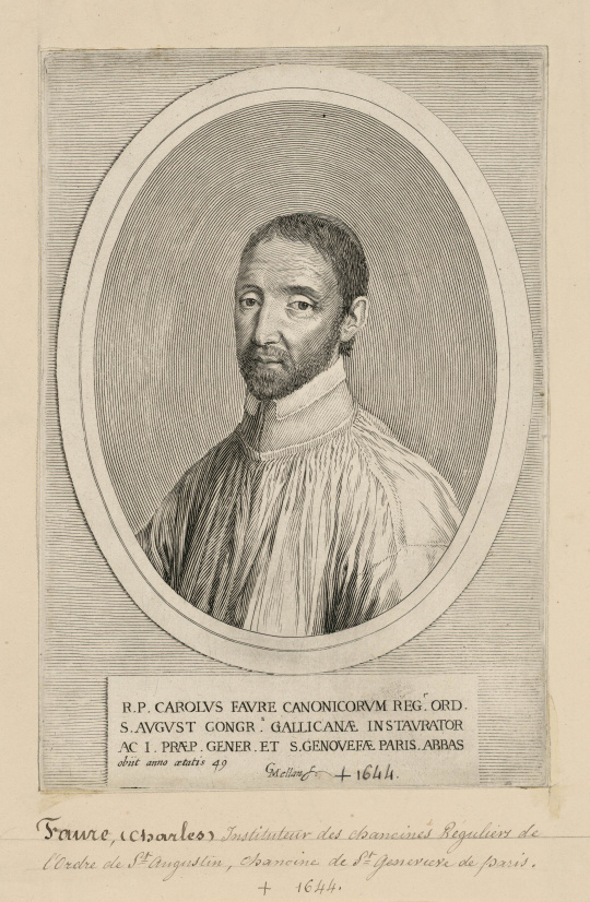 Claude Mellan | Charles Faure (1594-1644) chanoine | Images d’Art