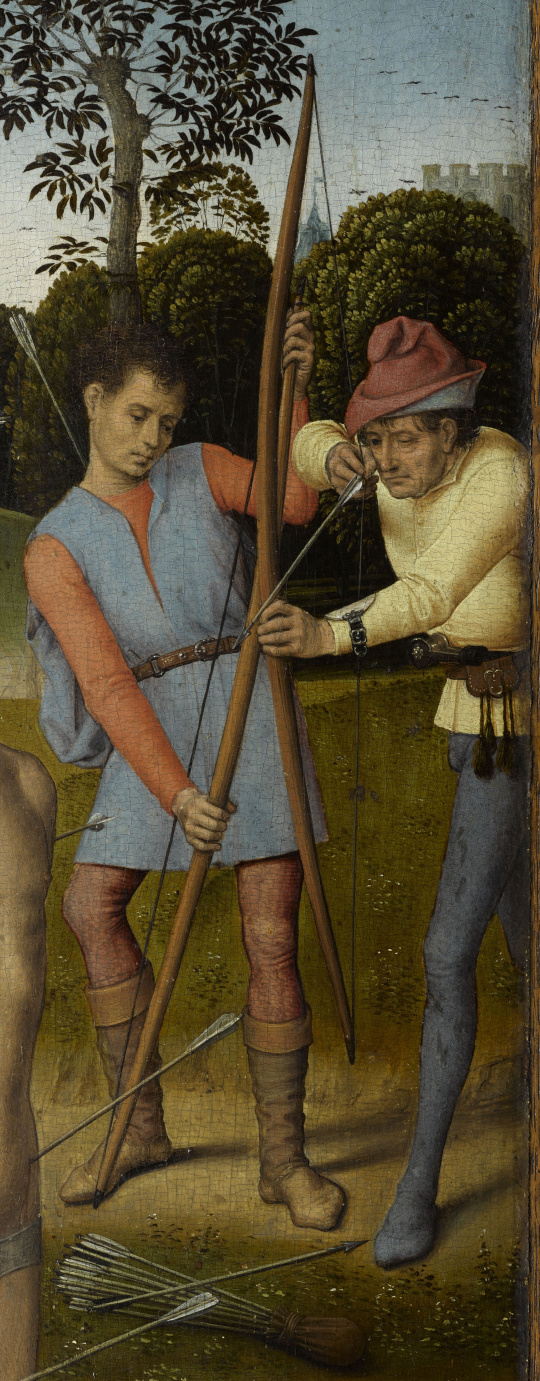 Hans Memling | Triptyque de la résurrection (Résurrection, Martyre de saint Sébastien, l ...