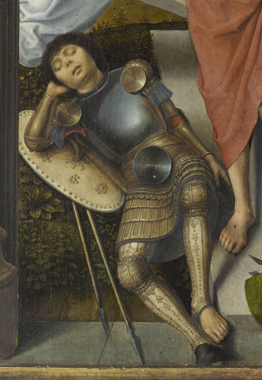 Hans Memling | Triptyque de la résurrection (Résurrection, Martyre de saint Sébastien, l ...