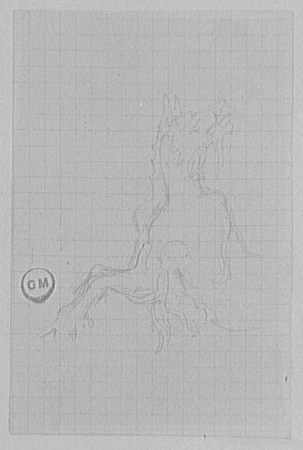 Gustave Moreau | Etude de cheval assis | Images d’Art Gustave Moreau | Etude de cheval assis | Images d’Art