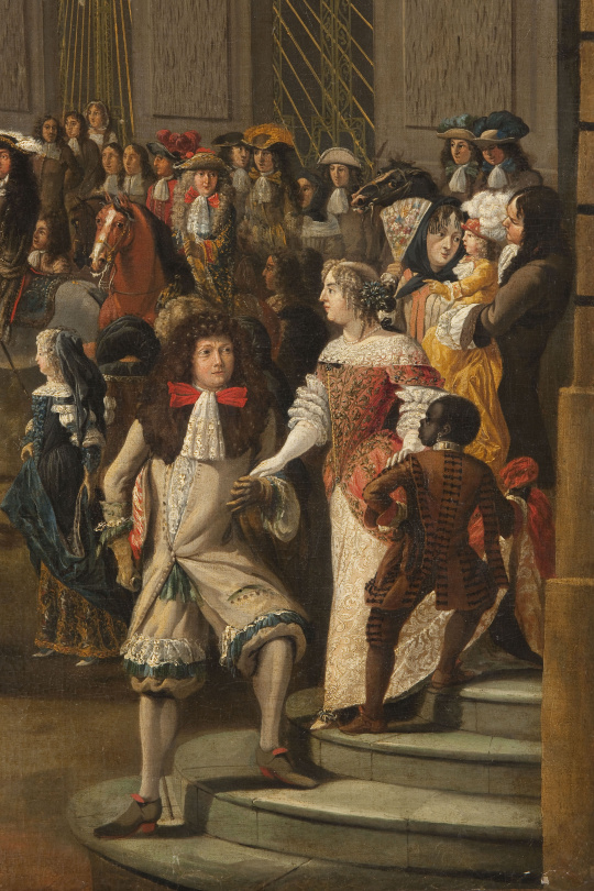 Anonyme français | Louis XIV suivi du Grand Dauphin passant à cheval ... Anonyme français | Louis XIV suivi du Grand Dauphin passant à cheval ...