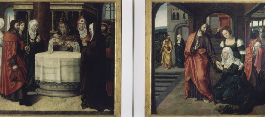 Jan II Van Coninxloo | Polyptyque à deux panneaux | Images d’Art