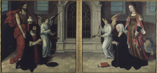 Jan II Van Coninxloo | Polyptyque à deux panneaux | Images d’Art